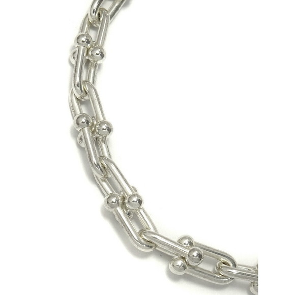Tiffany & Co. | Jewelry | Tiffany Hardware Link Chain Necklace Silver ...
